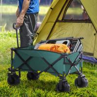 China Customizable Support Portable Folding Cargo Wagon Trailer for Treeking and Shopping for sale