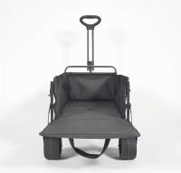 China Outdoor Beach Hiking Camping Travelling Wagon with Retractable Handle and Cup Holders for sale