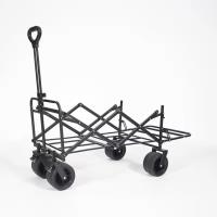 China Outdoor Beach Hiking Camping Travelling Wagon with Retractable Handle and Cup Holders for sale