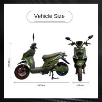 China Iron Wheels Motor Vehicle Racing Scooter Moped with 72v20Ah Battery and 33A Controller for sale