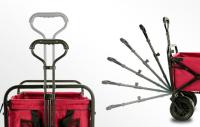 China Adjustable Rolling Cart Customized Size Heavy Duty Collapsible Portable Outdoor Wagon for sale
