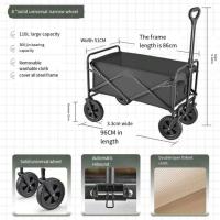 China Folding Multi-Function Outdoor Camping Trailer Trolley with Customized Logo for sale