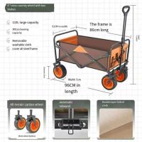 China Folding Multi-Function Outdoor Camping Trailer Trolley with Customized Logo for sale