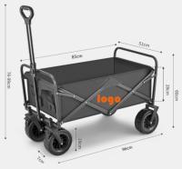 China Customized Size Heavy Duty Mover Trolley Foldable Shopping Cart for Outdoor Activities for sale