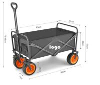 China Customized Size Heavy Duty Mover Trolley Foldable Shopping Cart for Outdoor Activities for sale