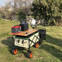 China Outdoor Beach Hiking Camping Travelling Foldable Hand Cart with Dimension 99*57*103cm for sale