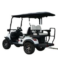 China 2 Seater Electric Golf Car with Lake Horse Transaxle and Front Disc Rear Drum Brake System for sale