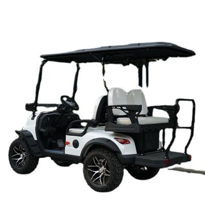 China 2 Seater Electric Golf Car with Lake Horse Transaxle and Front Disc Rear Drum Brake System for sale