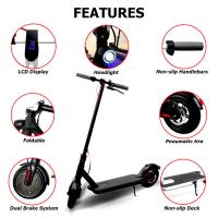 China 350W Rear Disc Break 8.5Inch Tire Foldable Dual Driving Folding Electric Bike Scooter for sale
