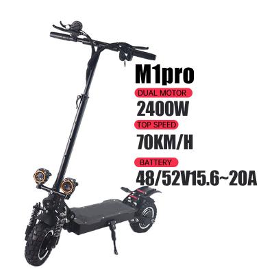 China 10inch Off Road Tire 1200w*2 Dual Motor Electric Scooter for Urban Exploration for sale
