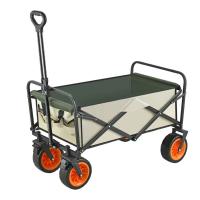 China Customized Size Load-Bearing Camping Car for Folding Hand-Pushing Design and Outdoor for sale