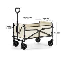 China Outdoor Heavy Duty Collapsible Foldable Camping Wagon for Hiking and Travelling for sale