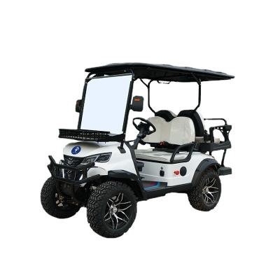 China Electric Golf Cart for Lake Horse Tour 7-9h Charge Time Front Disc Rear Drum Brake System for sale
