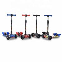 China CE Certificate Included Blanco ABS Kids Kick Electric Drifting Scooter with Light for sale