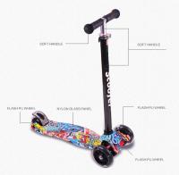 China 3 Wheel Baby Foot Scooter Print Graffiti Kids Kick Scooter for Child Outdoor Sports Riding for sale