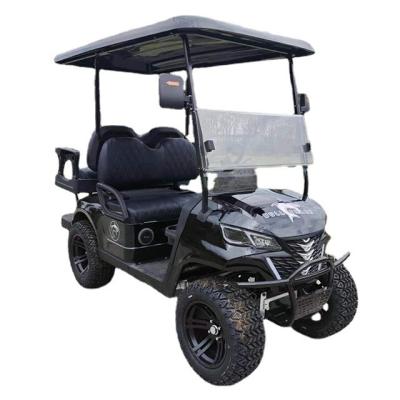 China 2 Seater Electric Golf Cart with Maximum Speed of 30Km/h Front LED Headlight and Lake Horse Tour for sale