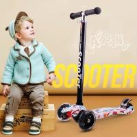 China Boy Girl Kids Toys Foldable Three Wheels Scooter for Children Riding Push Toddler for sale