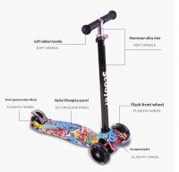 China Boy Girl Kids Toys Foldable Three Wheels Scooter for Children Riding Push Toddler for sale