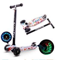 China Flash Four-Wheeled Stroller Scooter for 3-6-8 Years Old Modern Children's Outdoor for sale