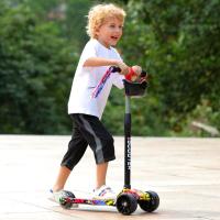 China 1-8 Years Age Children Scooter 3 Wheel Kick Adjustable Height Foldable with Flash Wheels for sale