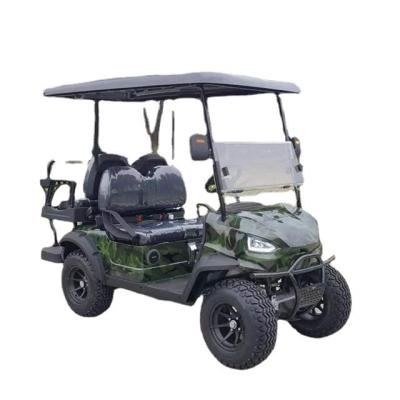 China Electric Golf Carts with 10 Inch Aluminum Alloy Wheels and Curb Weight of 400-500kg for sale