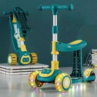 China Children Kick Scooter with Flashing Wheels and Plastic Body Material for sale