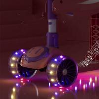 China Foldable and Light Emitting Ride On Kids Scooter in Europe Warehouse with Seat Included for sale