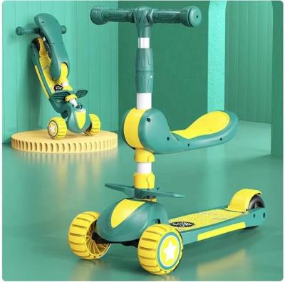 China Children's Kick Scooter with LED Light 3 Wheels and Low Maintenance Cost for sale