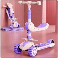 China Children's Kick Scooter with LED Light 3 Wheels and Low Maintenance Cost for sale