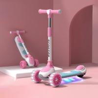 China Foldable Children Kick Scooter with Music and Light Category Children Foldable Ride for sale