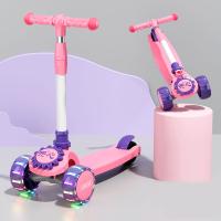 China Sell Small 3 Wheel Baby Toy Kid Scooter with Adjustable Height and PU Flashing Wheels for sale