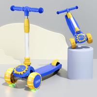 China Sell Small 3 Wheel Baby Toy Kid Scooter with Adjustable Height and PU Flashing Wheels for sale