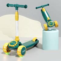 China Sell Small 3 Wheel Baby Toy Kid Scooter with Adjustable Height and PU Flashing Wheels for sale