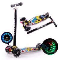 China Three Wheel Foot Kick Scooter Made of Durable Material for Child Toy for sale