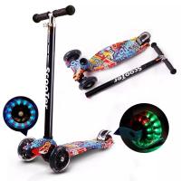 China Three Wheel Foot Kick Scooter Made of Durable Material for Child Toy for sale