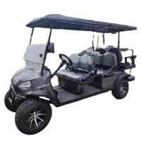 China 2400mm Wheelbase Golf Cart with Front Disc Rear Drum Brakes and Cargo Box Accessories for sale