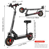 China Foldable Electric Scooter for Adults Lake Horse Ship From IENYRID 500W Road M4 Scooters for sale