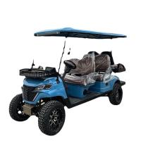 China CE Approved Electric Golf Cart with 10 Inch Aluminum Alloy Wheels and 2400mm Wheelbase for sale