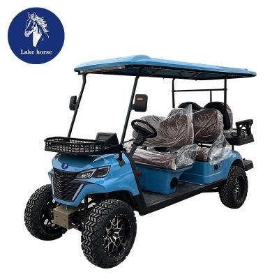 China Tire Size 10 Inch Aluminum Alloy Wheels Electric Golf Cart with Front LED Headlight for sale