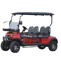 China CE Rear View Mirror Battery Powered Golf Carts with Front Disc Rear Drum Brake System for sale
