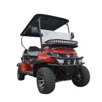 China CE Rear View Mirror Battery Powered Golf Carts with Front Disc Rear Drum Brake System for sale