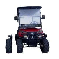 China CE Rear View Mirror Battery Powered Golf Carts with Front Disc Rear Drum Brake System for sale
