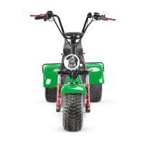 China High Speed 2000W 48V 60V Electric City Bike with 10inch Tires and Lead-acid Battery for sale
