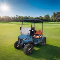 China Max Speed 20-30km/h Electric Jeep with DOT Cargo Box and Eec Rear Bumpers in Lake Horse for sale