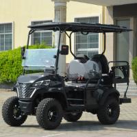 China 6 Seater Electric Golf Cart with 10 Inch Aluminum Alloy Wheels and DOT Certification for sale