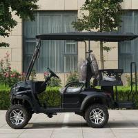 China 6 Seater Electric Golf Cart with 10 Inch Aluminum Alloy Wheels and DOT Certification for sale