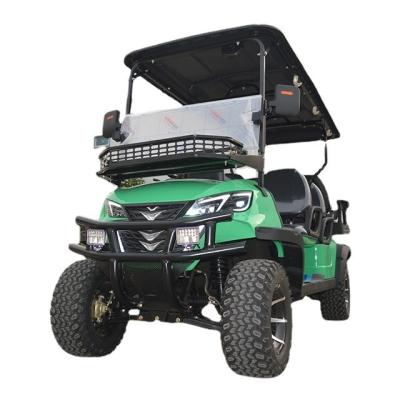 China Affordable Electric Car Golf Cart with 120Ah Lead Acid Battery and Front LED Headlight for sale