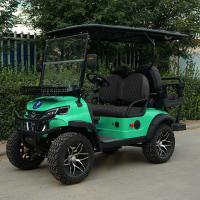 China Affordable Electric Car Golf Cart with 120Ah Lead Acid Battery and Front LED Headlight for sale