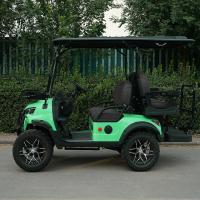 China Affordable Electric Car Golf Cart with 120Ah Lead Acid Battery and Front LED Headlight for sale