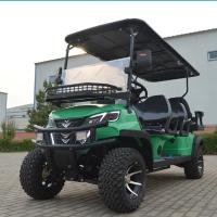 China Affordable Electric Car Golf Cart with 120Ah Lead Acid Battery and Front LED Headlight for sale